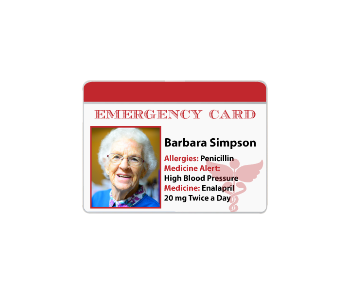 Emergency ID Card